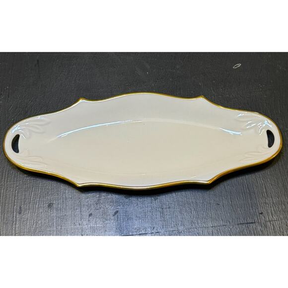 Lenox | Dining | Vintage Lenox Relish Tray Condiment Butter Oval Tray ...